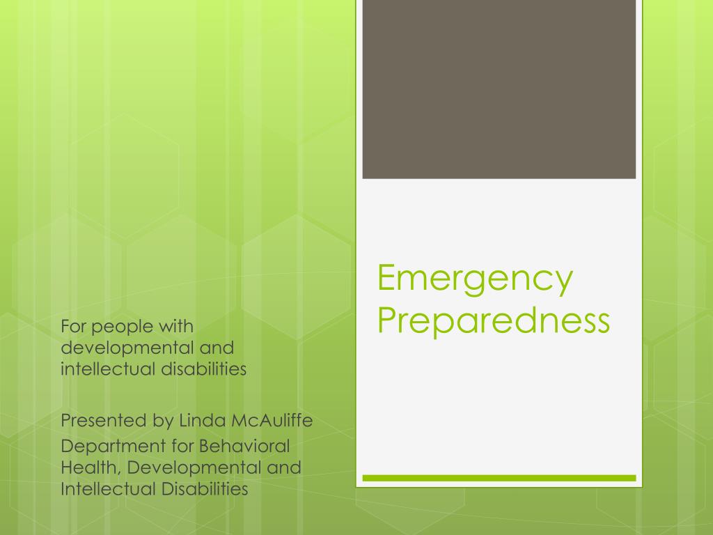 PPT - Emergency Preparedness PowerPoint Presentation, free download ...
