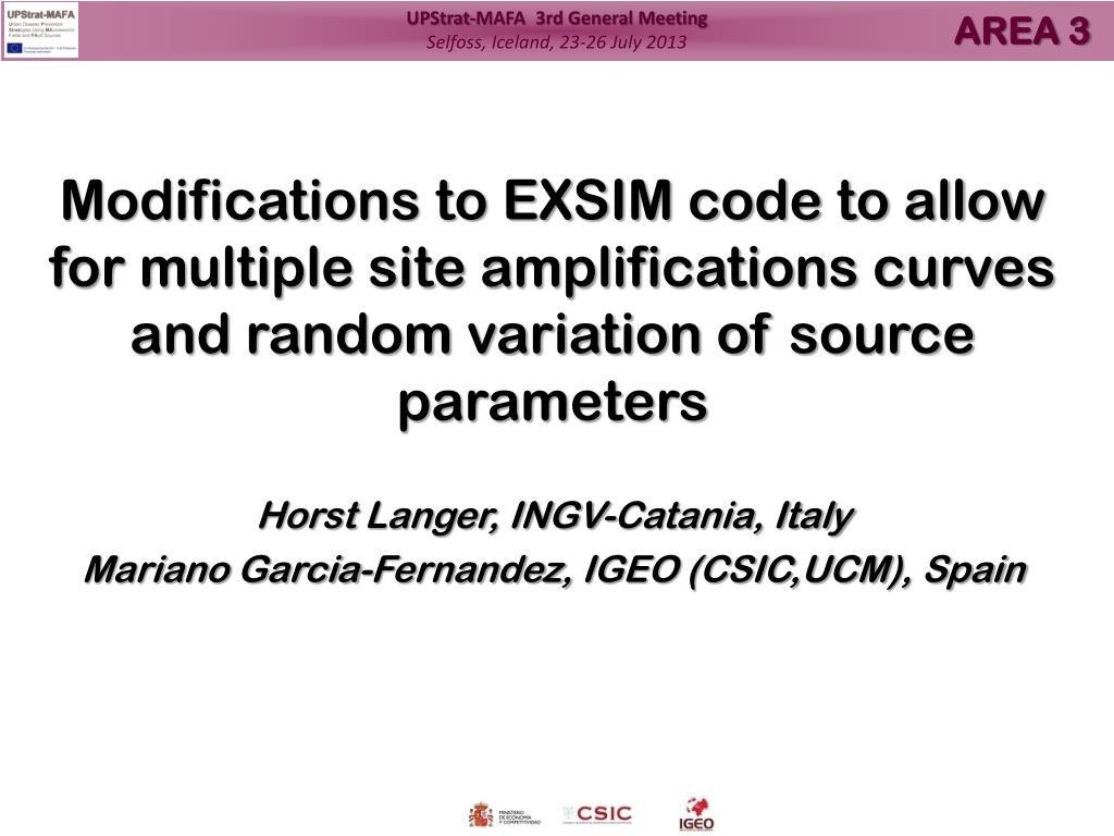 PPT - EXSIM – Modifications PowerPoint Presentation, free download - ID ...