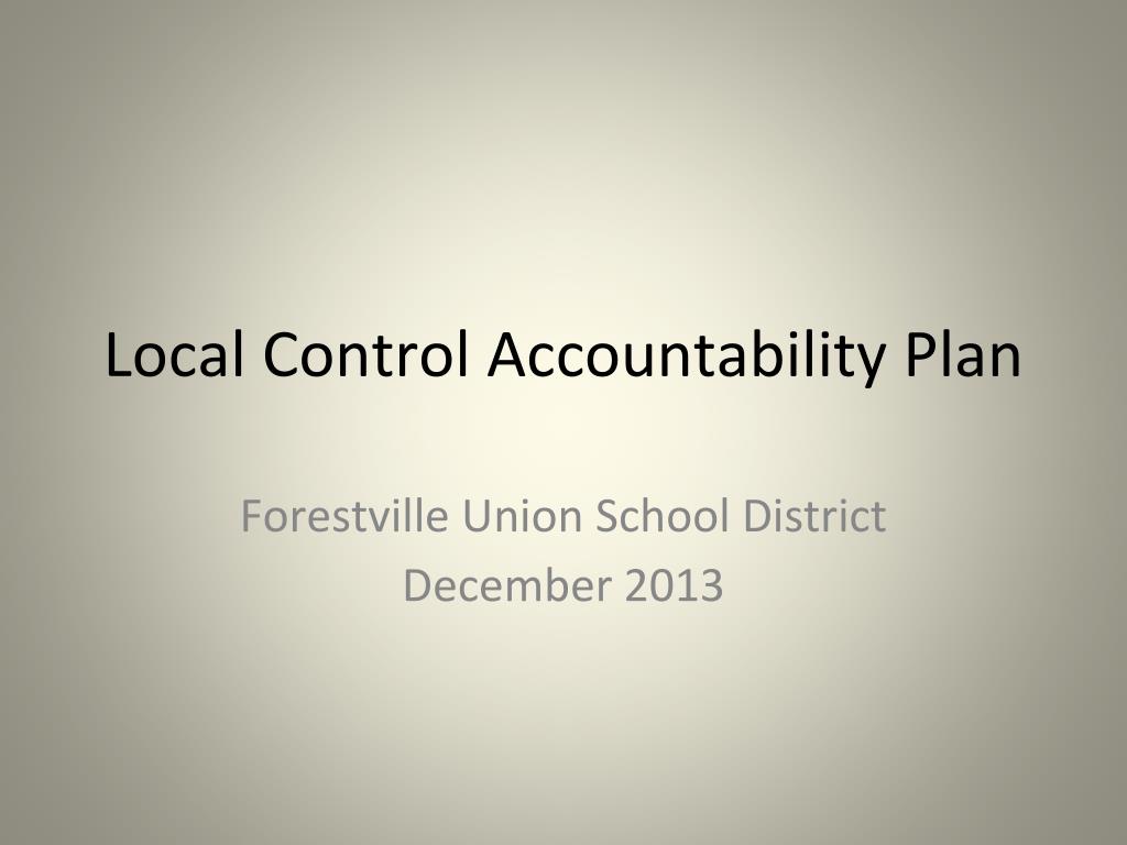 PPT - Local Control Accountability Plan PowerPoint Presentation, free ...