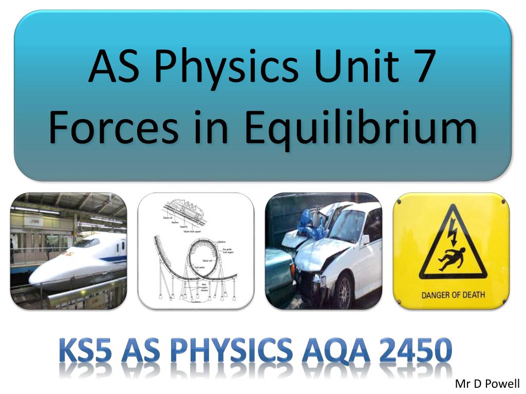 PPT - AS Physics Unit 7 Forces in Equilibrium PowerPoint Presentation ...