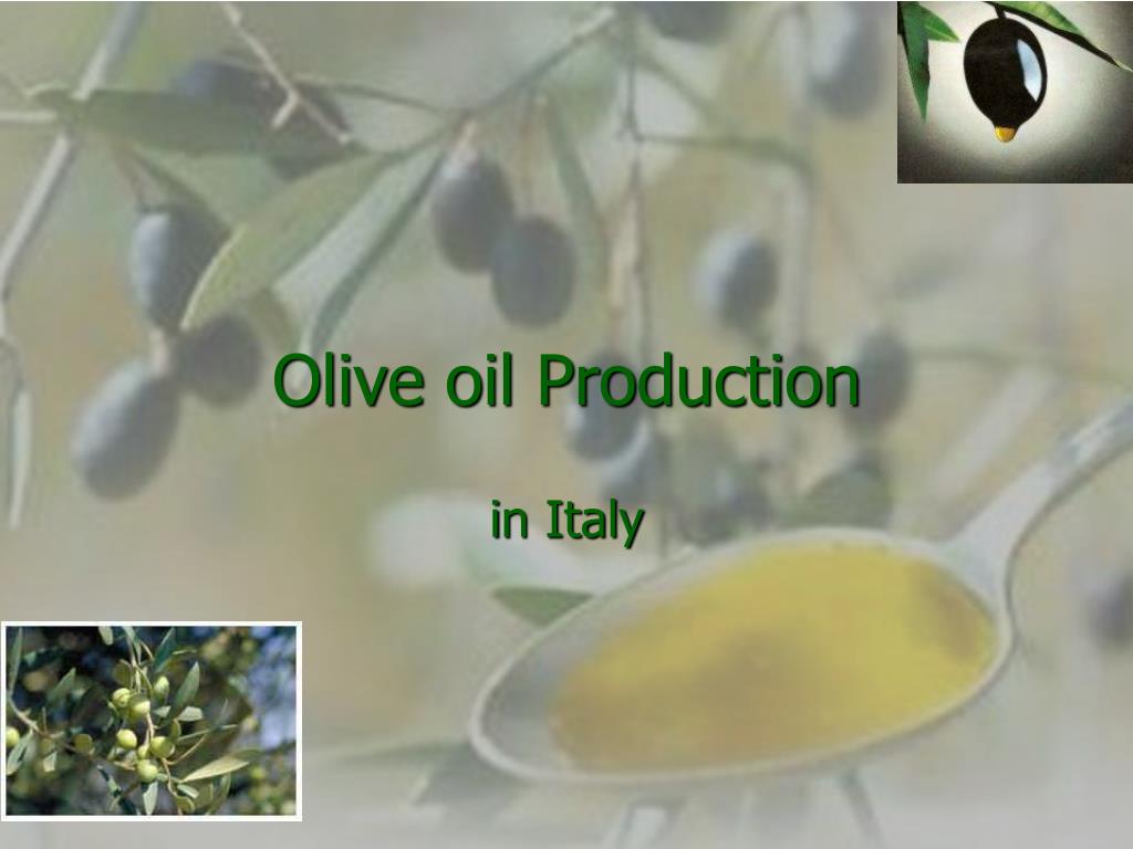 PPT - Olive oil Production PowerPoint Presentation, free download - ID ...