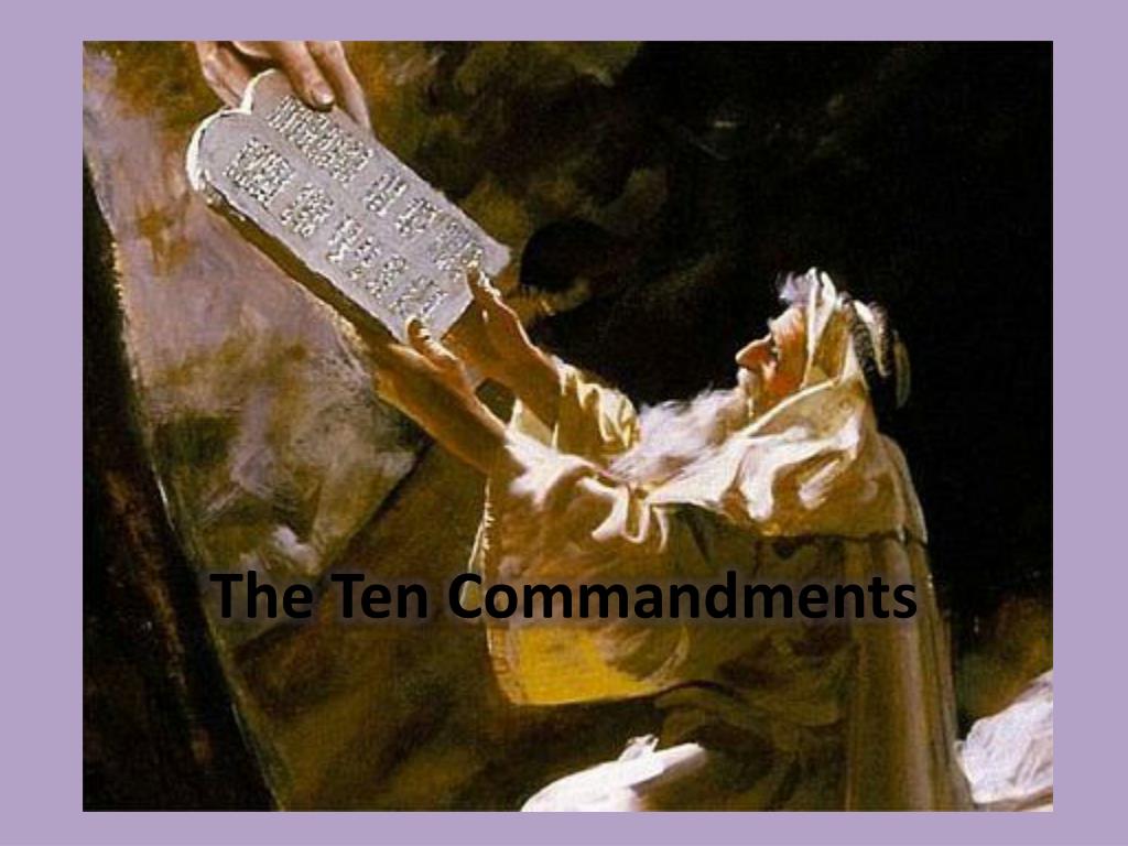 PPT - The Ten Commandments PowerPoint Presentation, free download - ID ...
