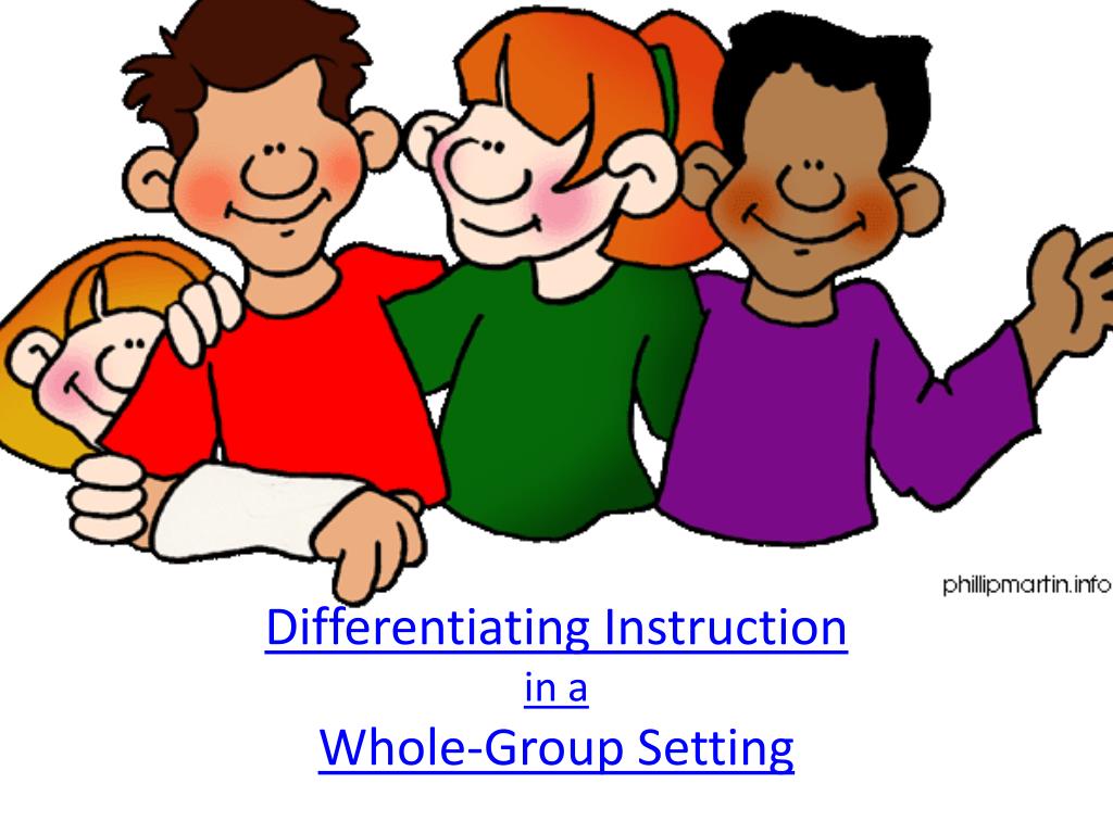 PPT - Differentiating Instruction in a Whole-Group Setting PowerPoint ...