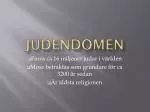 PPT - Judendomen PowerPoint Presentation, free download - ID:2154300