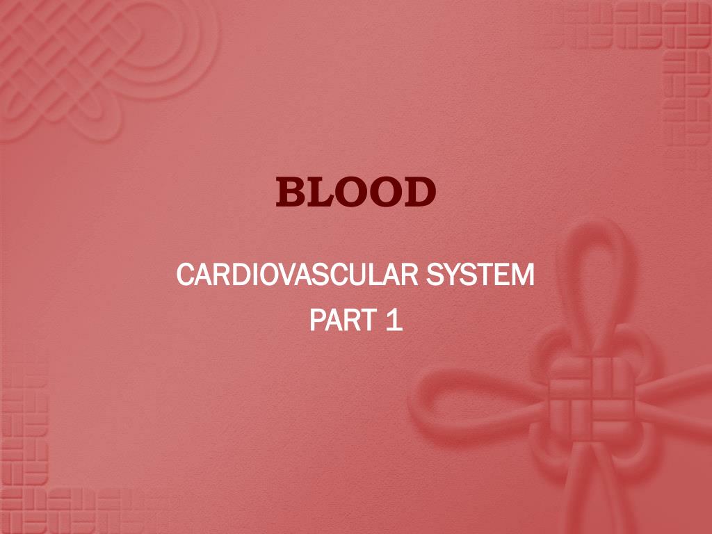 PPT - BLOOD PowerPoint Presentation, free download - ID:2118343