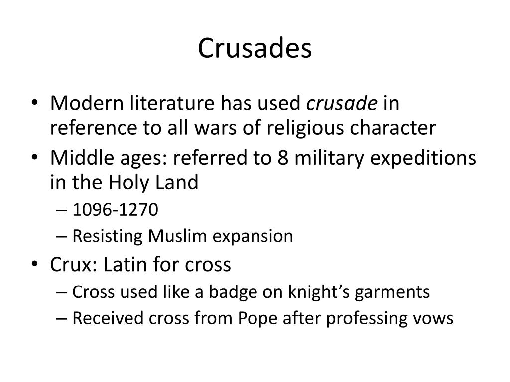 PPT - Crusades PowerPoint Presentation, free download - ID:2118385