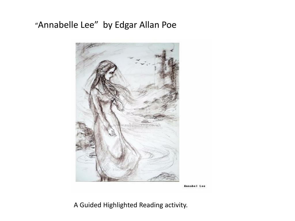 PPT - “ Annabelle Lee” by Edgar Allan Poe PowerPoint Presentation, free ...