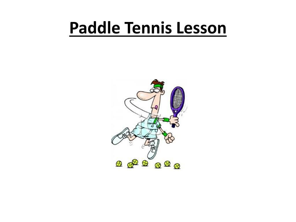 PPT - Paddle Tennis Lesson PowerPoint Presentation, free download - ID ...