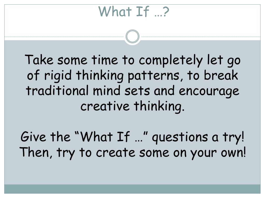 PPT - What If …? PowerPoint Presentation, free download - ID:2122570