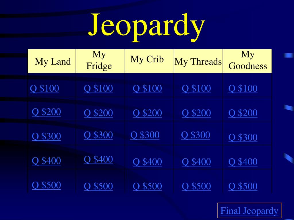 PPT - Exploring Native American Cultures through Jeopardy Questions ...