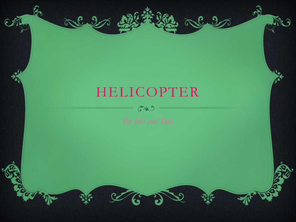 PPT - helicopter PowerPoint Presentation, free download - ID:2122909