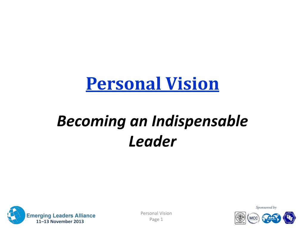 PPT - Personal Vision PowerPoint Presentation, free download - ID:2124135