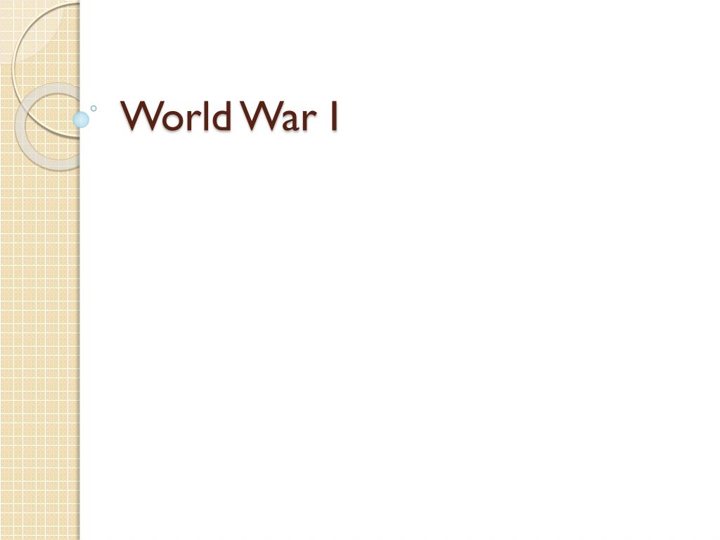 PPT - World War I PowerPoint Presentation, free download - ID:2124348