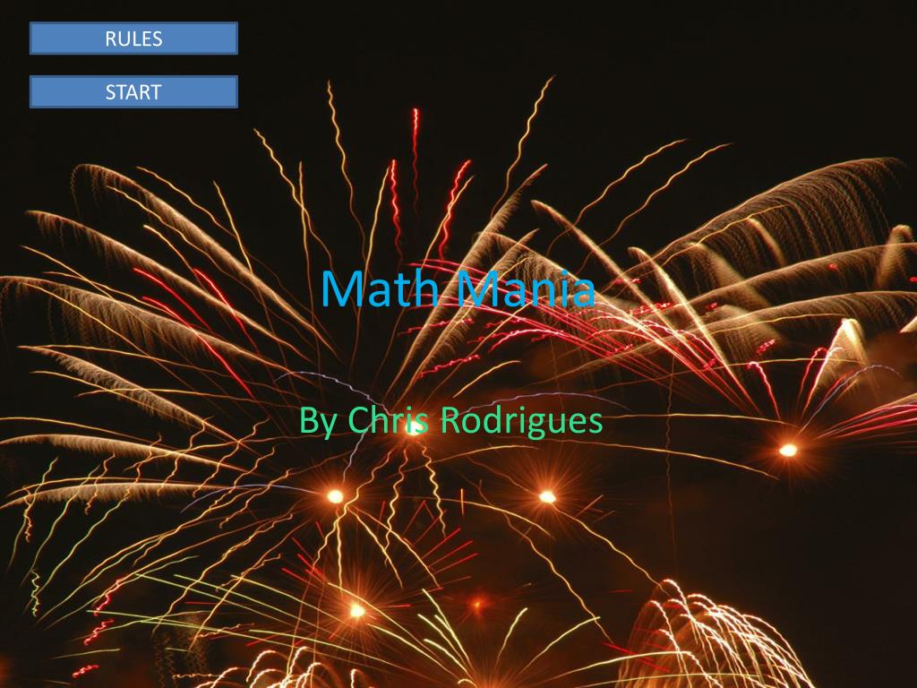 PPT - Math Mania PowerPoint Presentation, free download - ID:2125205