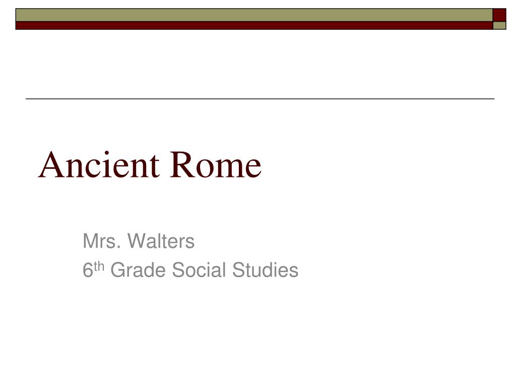 PPT - Ancient Rome PowerPoint Presentation, free download - ID:2126290
