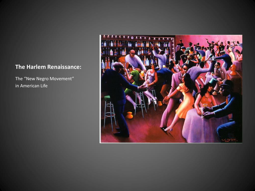 PPT - The Harlem Renaissance: PowerPoint Presentation, free download ...