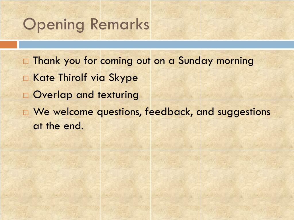PPT - Opening Remarks PowerPoint Presentation, free download - ID:2129499