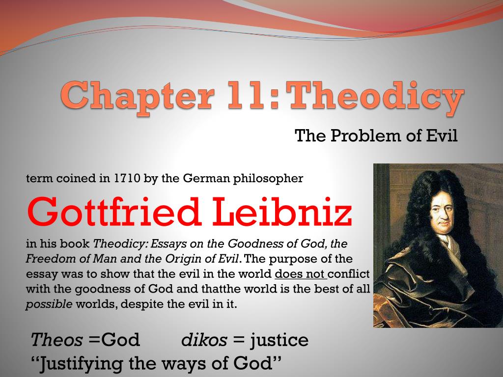 PPT - Chapter 11: Theodicy PowerPoint Presentation, free download - ID ...