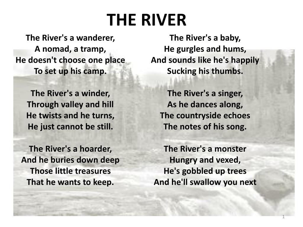 PPT - THE RIVER PowerPoint Presentation, free download - ID:2133050