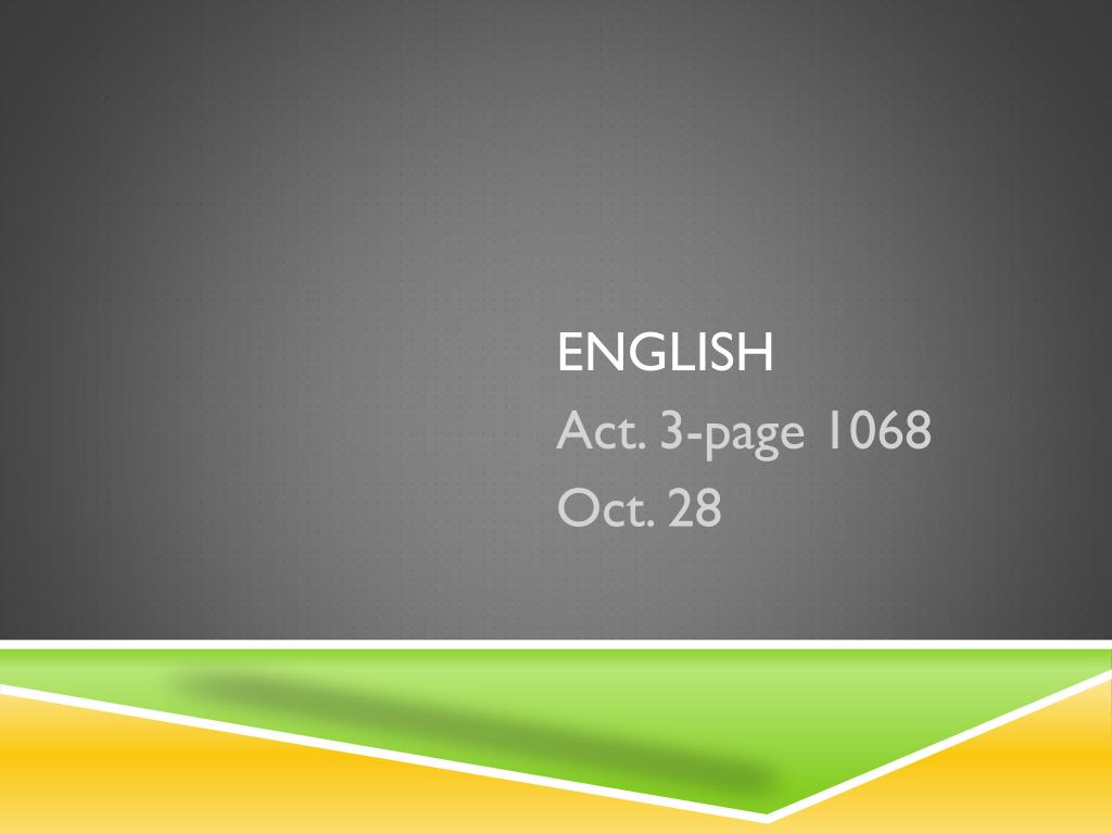 PPT - English PowerPoint Presentation, free download - ID:2133815