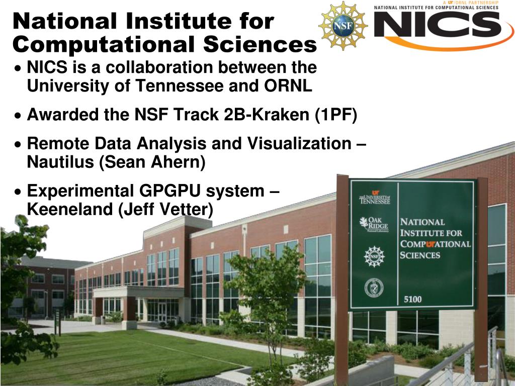PPT - National Institute for Computational Sciences PowerPoint ...