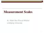 PPT - Measurement Scales PowerPoint Presentation, free download - ID ...