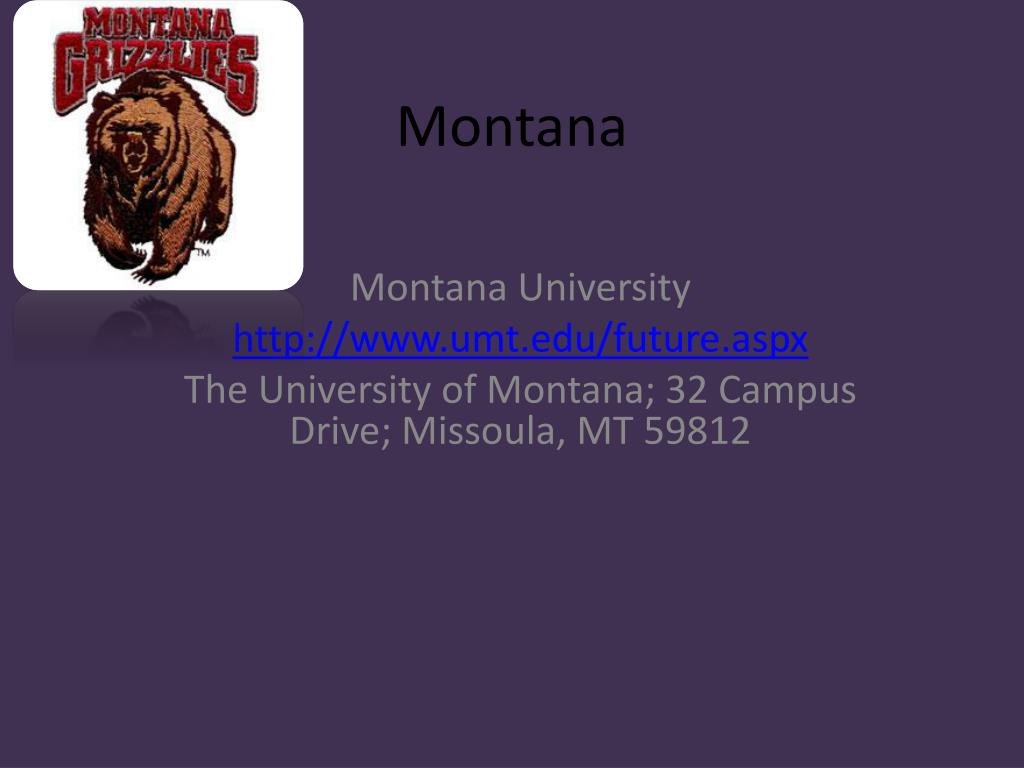 PPT - Montana PowerPoint Presentation, free download - ID:2136355