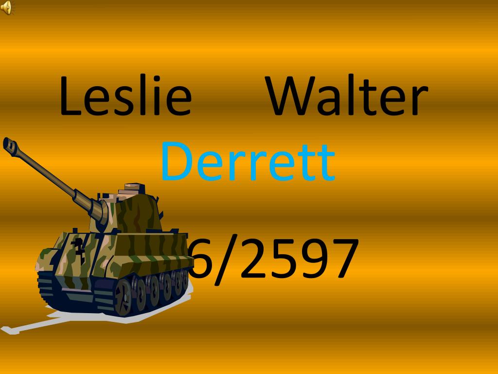 PPT - Leslie Walter PowerPoint Presentation, free download - ID:2139029
