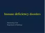 PPT - Immune deficiency syndromes PowerPoint Presentation, free ...