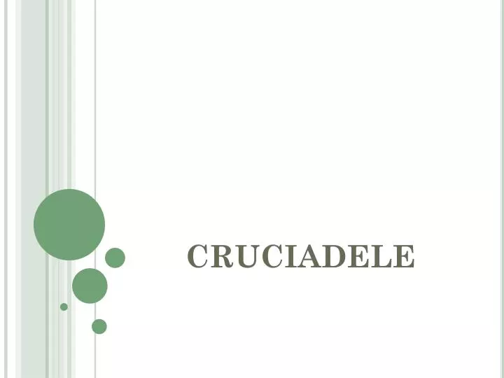 PPT - CRUCIADELE PowerPoint Presentation, free download - ID:2139346