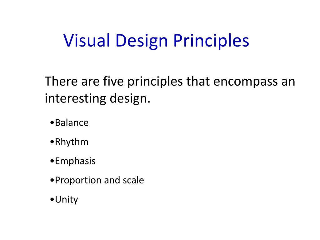 PPT - Visual Design Principles PowerPoint Presentation, free download ...