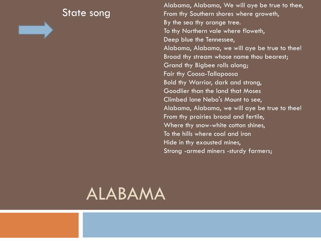 PPT - Alabama PowerPoint Presentation, free download - ID:2140306