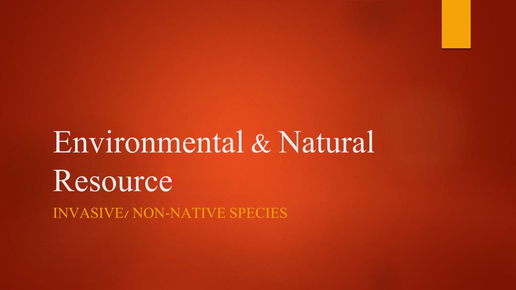 PPT - Environmental & Natural Resource PowerPoint Presentation - ID:2141361