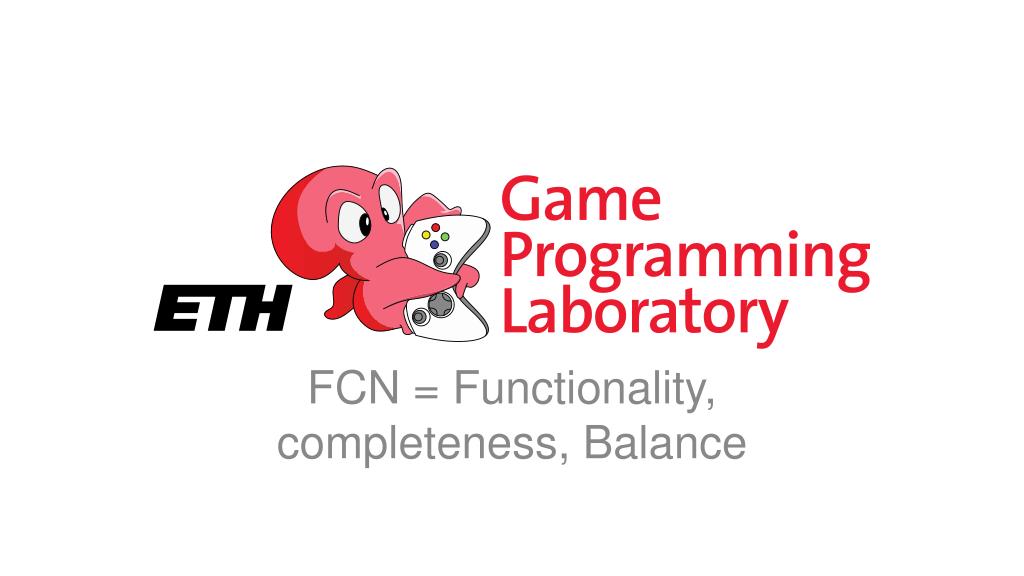 PPT - FCN = Functionality, completeness, Balance PowerPoint ...