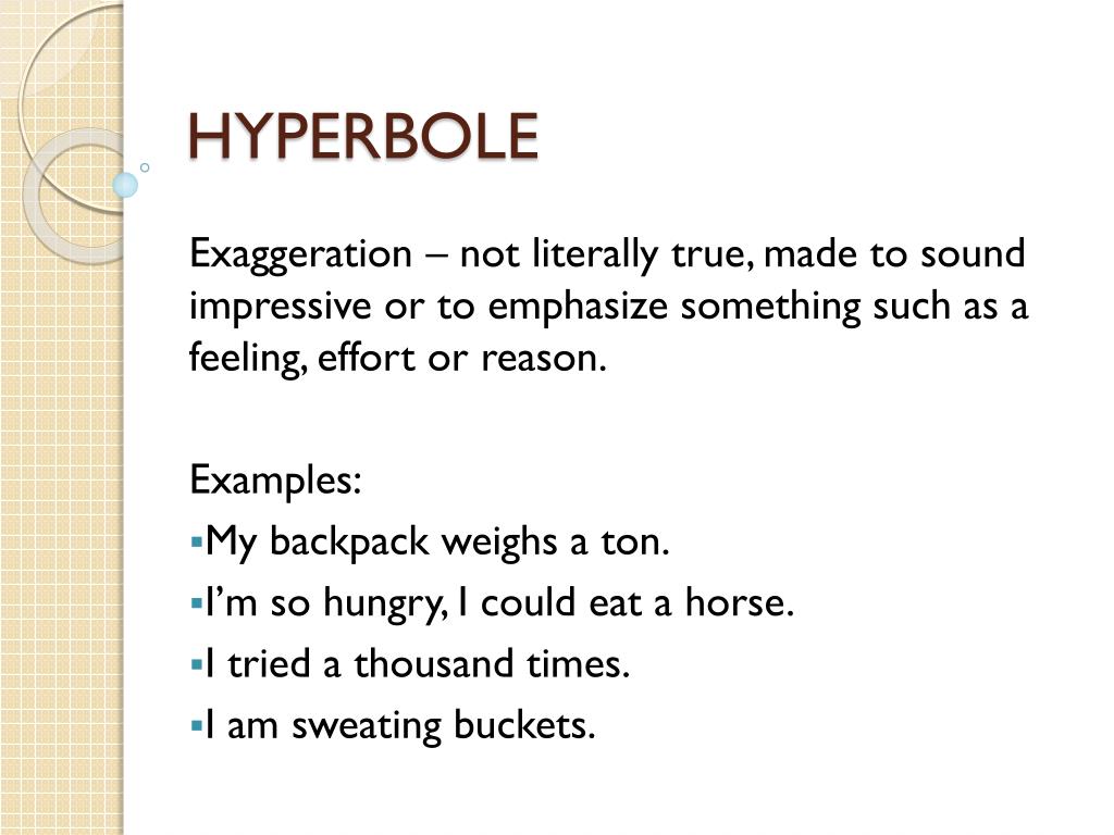 PPT - HYPERBOLE PowerPoint Presentation, free download - ID:2142590