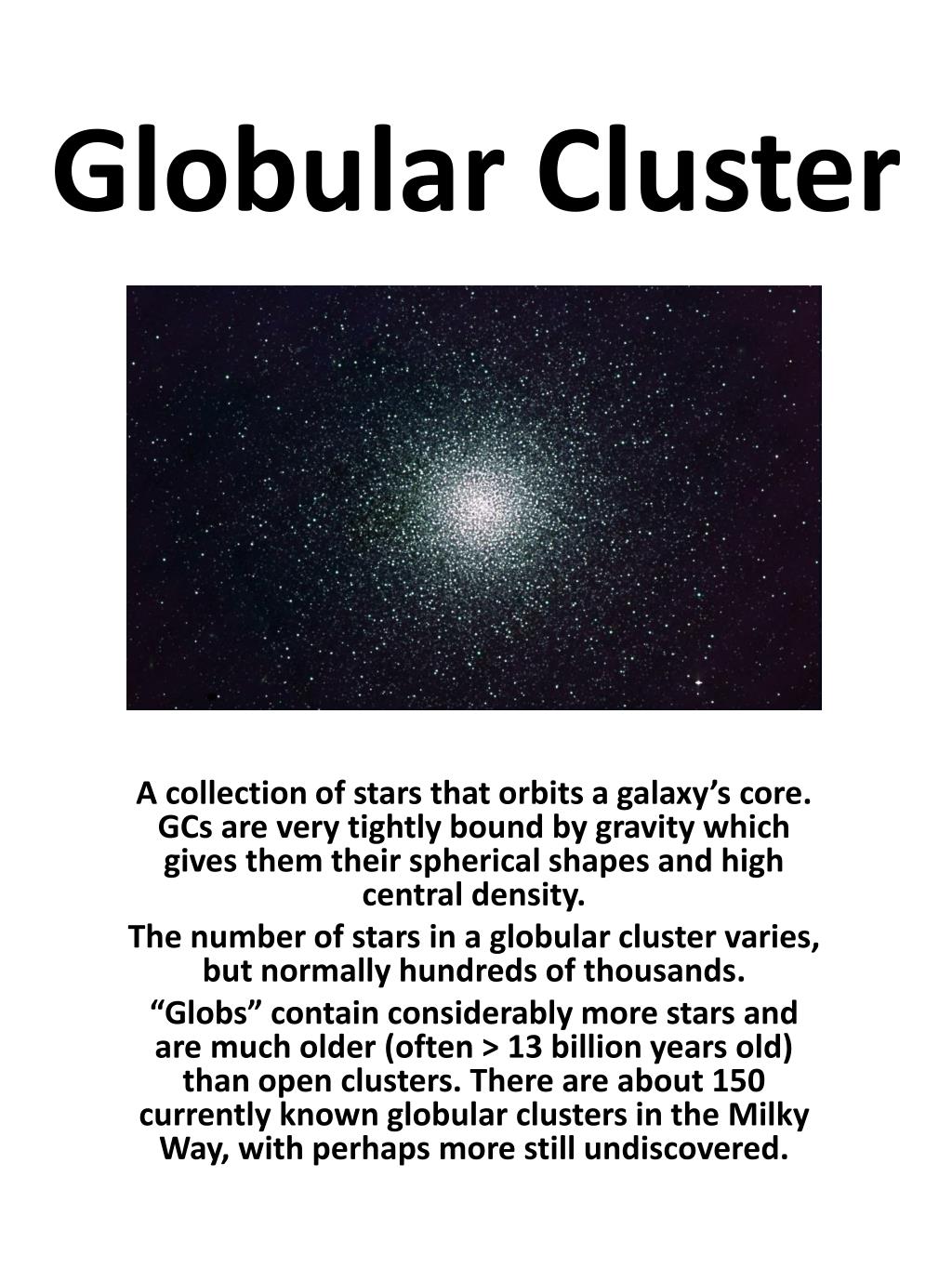 PPT - Globular Cluster PowerPoint Presentation, free download - ID:2143421