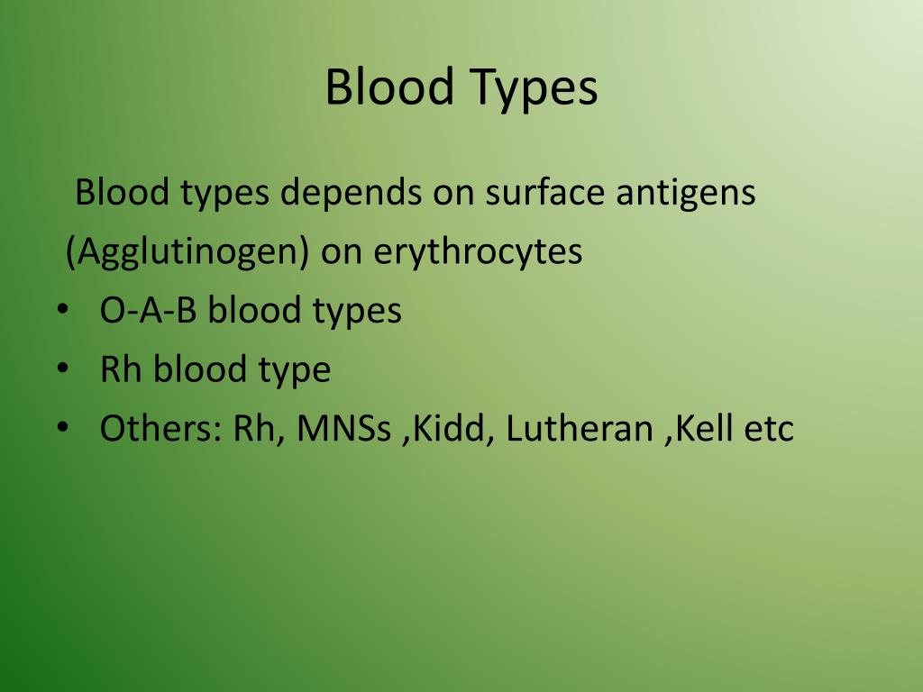 PPT - Blood Types PowerPoint Presentation, free download - ID:2144216