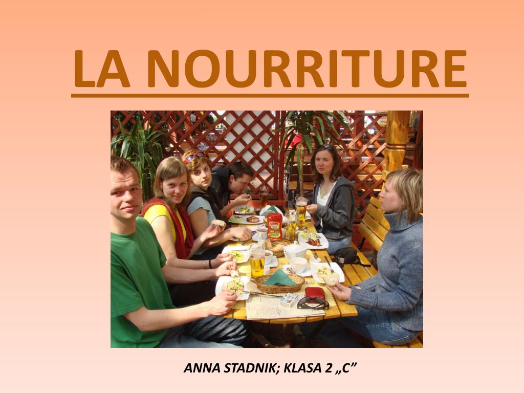 PPT - LA NOURRITURE PowerPoint Presentation, free download - ID:2144294