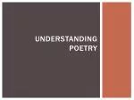 PPT - Understanding Poetry PowerPoint Presentation, free download - ID ...