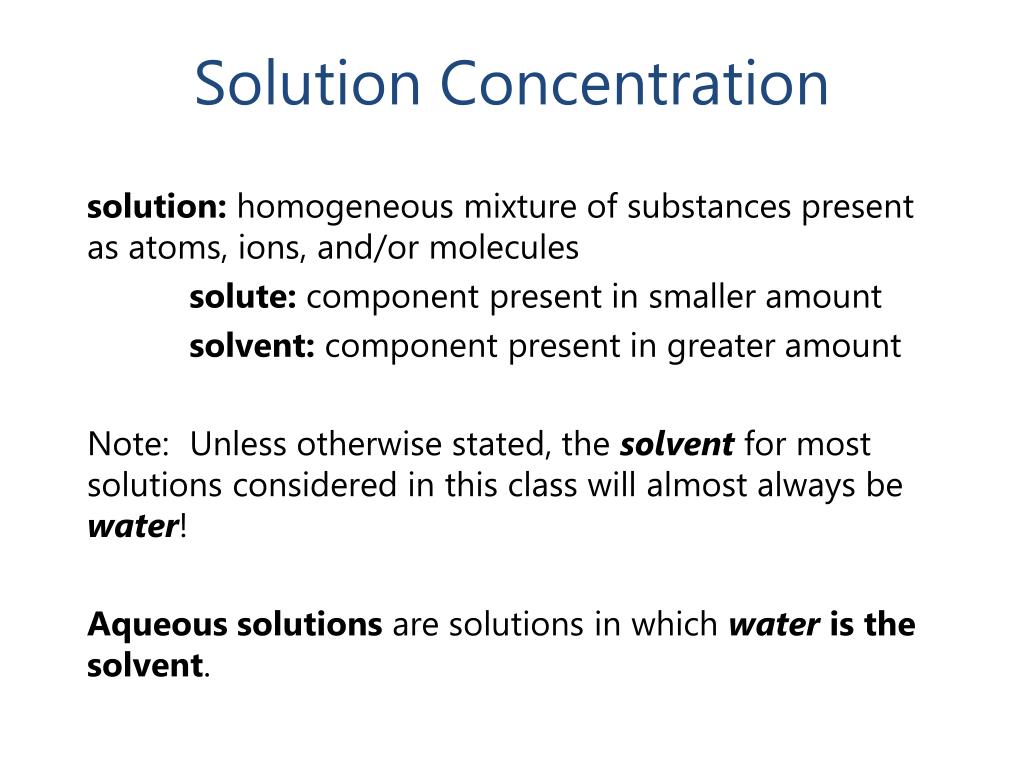 PPT - Solution Concentration PowerPoint Presentation, free download ...