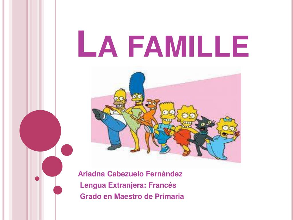 PPT - La famille PowerPoint Presentation, free download - ID:2145924