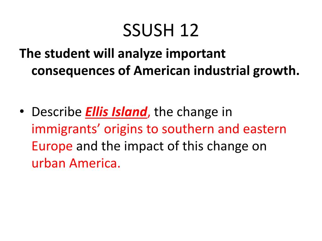 PPT - SSUSH 12 PowerPoint Presentation, free download - ID:2146182