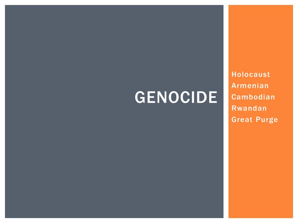 PPT - genocide PowerPoint Presentation, free download - ID:2146296