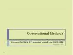 PPT - Observational Research Methods PowerPoint Presentation, free ...