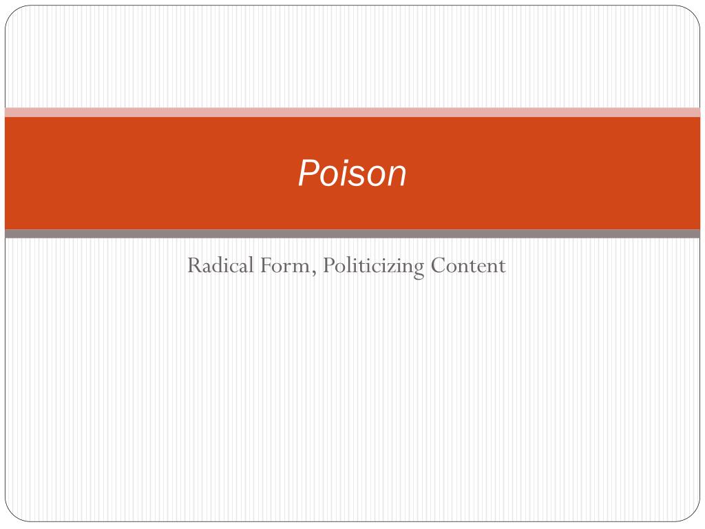 PPT - Poison PowerPoint Presentation, free download - ID:2147757
