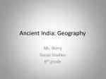 PPT - The Geography of India PowerPoint Presentation, free download ...
