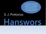PPT - DIE HANSWORS PowerPoint Presentation, free download - ID:2029829