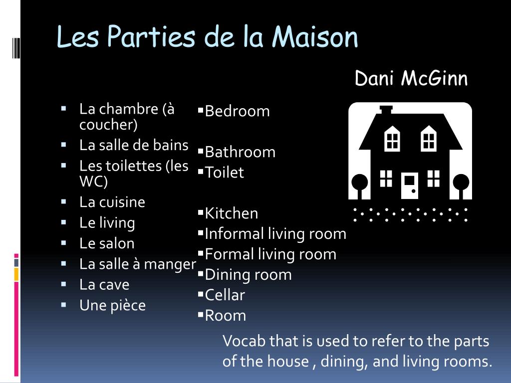 PPT - Les Parties de la Maison PowerPoint Presentation, free download ...