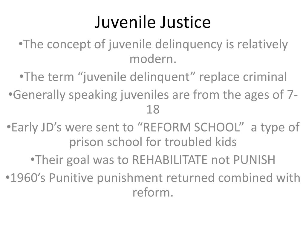 PPT - Juvenile Justice PowerPoint Presentation, free download - ID:2149042