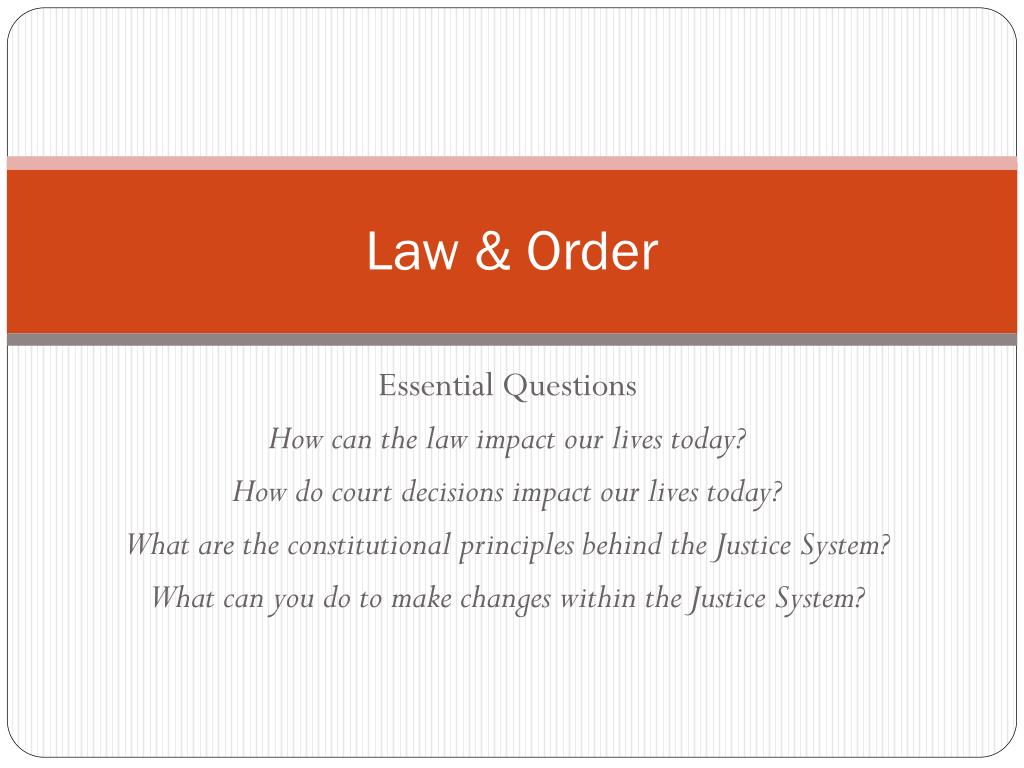 PPT - Law & Order PowerPoint Presentation, free download - ID:2149047
